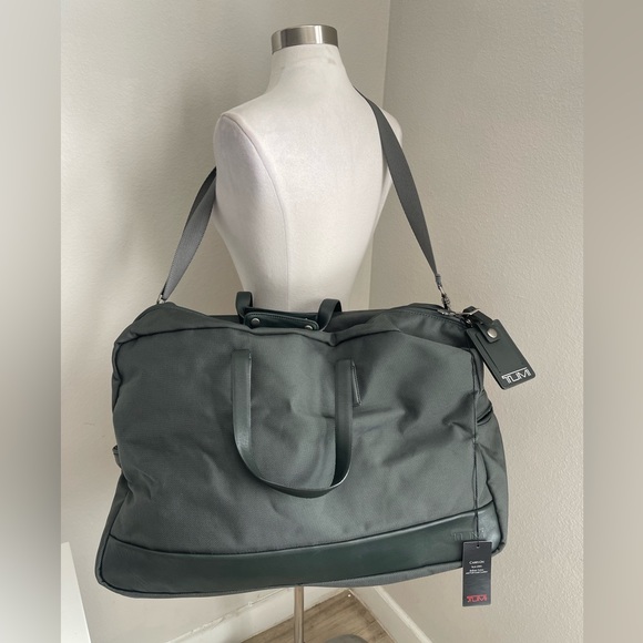Tumi | Bags | Tumi Ballistic Nylon And Full Grain Carry On Weekend ...